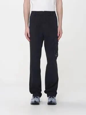 C.P. COMPANY Stretch Cotton Cargo Pants - Blue