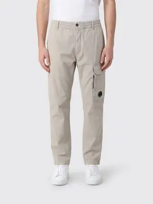 C.P. COMPANY Stretch Cotton Cargo Pants - Grey