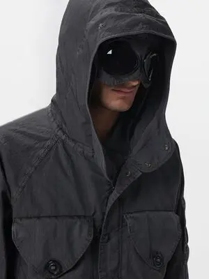 C.P. COMPANY Goggle Jacket In Recycled Panama Nylon