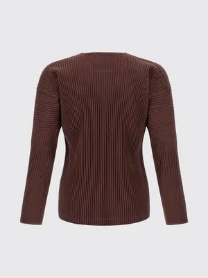 Issey Miyake Pleated Long Sleeve Top