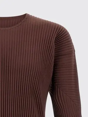 Issey Miyake Pleated Long Sleeve Top
