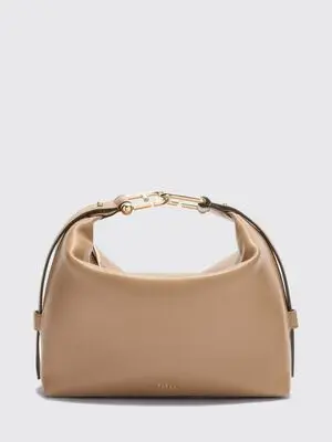 Furla Furla Tonie Grained Leather Shoulder Bag Brown