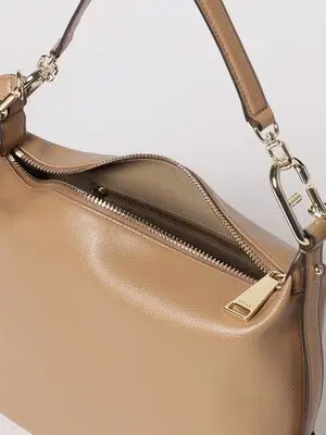 Furla Leather Shoulder Bag - Camel