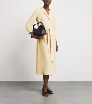 Colombo Silk Belted Midi Dress