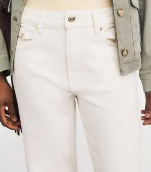 Paige Leenah Wide-leg Jeans - White