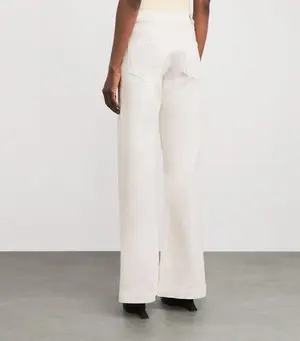 Paige Leenah Wide-leg Jeans - White