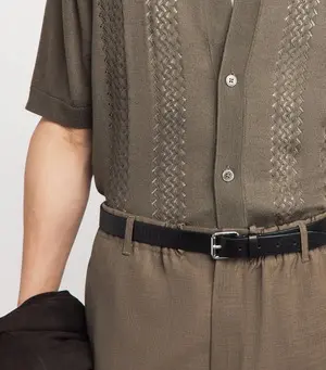 NN.07 Wool-blend Knitted Polo Shirt