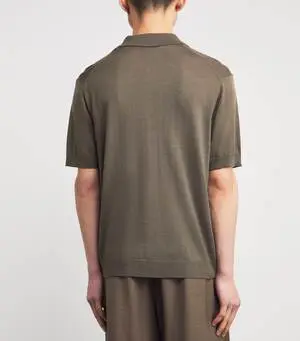 NN.07 Wool-blend Knitted Polo Shirt