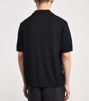 NN.07 Wool-blend Knitted Polo Shirt