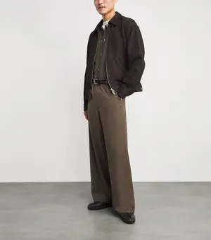 NN.07 Nn07 Goat Suede Petrus Jacket - Brown