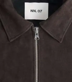 NN.07 Nn07 Goat Suede Petrus Jacket - Brown