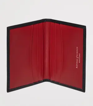 ASPINAL OF LONDON Leather Double Fold Card Holder