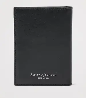 ASPINAL OF LONDON Leather Double Fold Card Holder