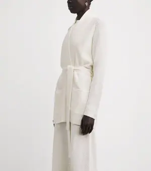Falke Cotton-linen Blend Tie Cardigan