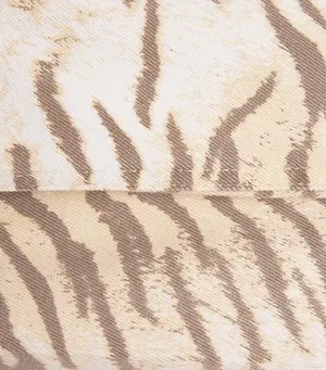 Good American Tiger Print Straight Jeans