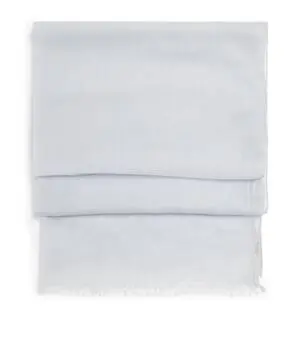 Agnona Cashmere Nuvola Scarf - Blue