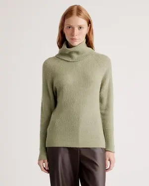 Quince Alpaca Turtleneck Sweater - Sage