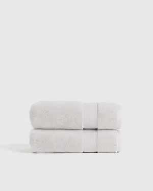 Quince Turkish Classic Bath Towel - Silver