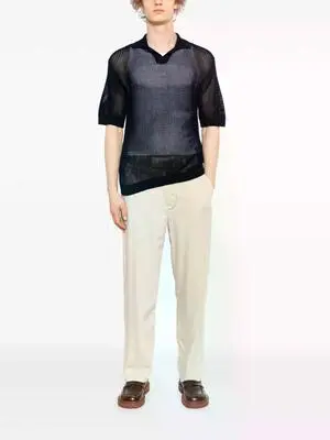 Tagliatore Tilley Knitted Short-sleeve Polo Shirt