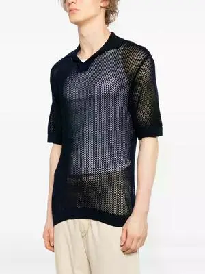 Tagliatore Tilley Knitted Short-sleeve Polo Shirt