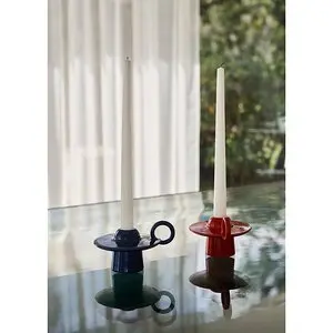 &TRADITION Momento Jh39 Ceramic Candleholder - Azure