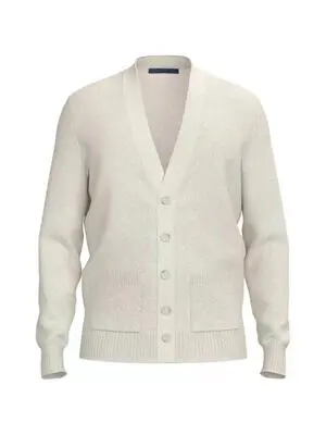 BOSS X Beckham Patch-pocket V-neck Cardigan