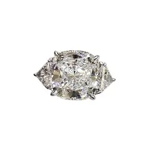 FANTASIA BY DESERIO Fantasia By DeSerio Ring With Cushion And Trillion Cut Stones