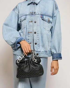 AIMEE Chain Handheld Crossbody - Microstuds