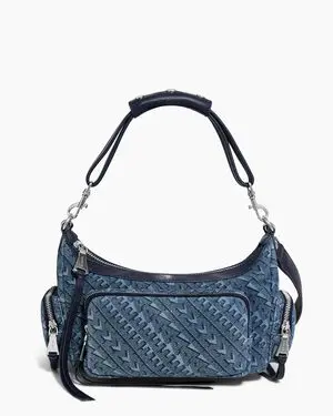 AIMEE Away We Go Shoulder Bag - Monogram Denim