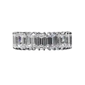 FANTASIA BY DESERIO Asscher Cut Eternity Band
