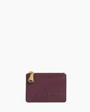 AIMEE The Og Zip Wallet - Cherry