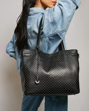 AIMEE Gramercy Novelty Tote - Microstuds