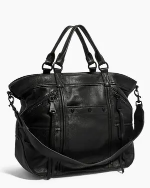 AIMEE Fair Game Convertible Tote - Black