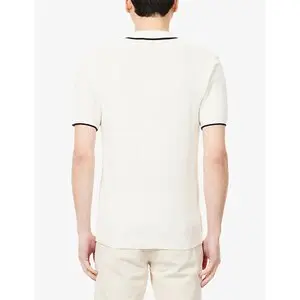 Orlebar Brown Horton Stripe-trim Wool Polo Shirt