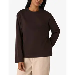 Whistles Cotton-jersey Top