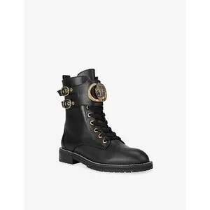 Kurt Geiger Stoop Leather Chelsea Biker Boots