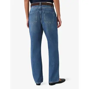 Whistles Column-leg High-rise Denim Jeans