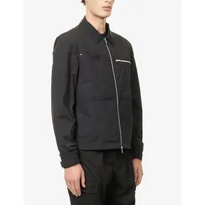 Moose Knuckles Topflight Logo-patch Shell Shirt Jacket