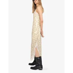 Zadig&Voltaire Sequin-print Woven Maxi Dress