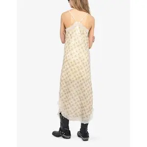 Zadig&Voltaire Sequin-print Woven Maxi Dress