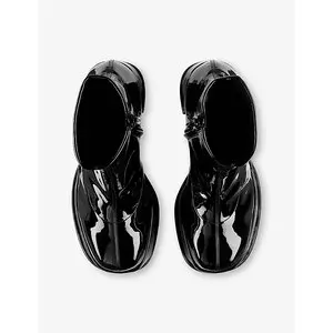 JIMMY CHOO Hadi 100 Patent-leather Ankle Boots
