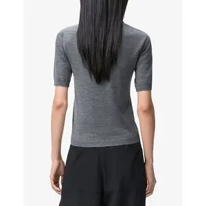 Loewe Logo-embroidered Wool Jumper