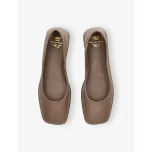 Officine Creative Clover Leather Ballet Flats - Blush