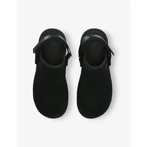 UGG Branded Suede Clogs - Black