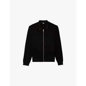 The Kooples Honeycomb Knitted Cardigan