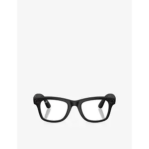 RAY-BAN META Wayfarer Square-frame Meta Ai Glasses - Black