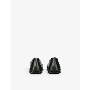 Officine Creative Clover Leather Ballet Flats - Black