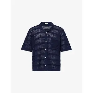 CHE Desiderio Camp-collar Cotton-knit Shirt