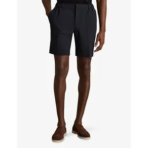 REISS Drawstring Elasticated-waist Stretch Chino Shorts