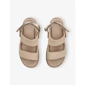 UGG Branded Suede Goldenstar Glide Sandals